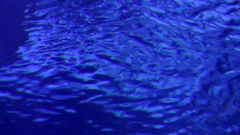 Blue water surface background. Small wav... | Stock Video | Pond5