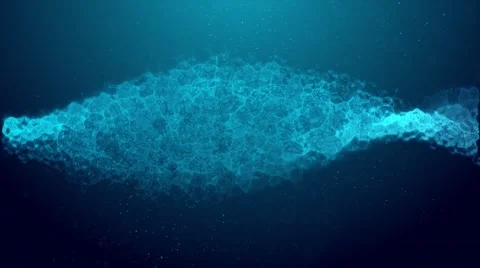 Blue wave pattern - Animated motion vide... | Stock Video | Pond5