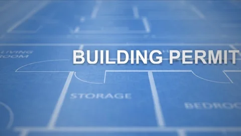 Blueprint Text on Architectural Drawing ... | Stock Video | Pond5