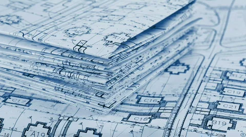 Blueprints | Stock Video | Pond5