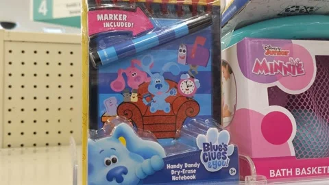 Blue's Clues Marker and Craft Kit | Stock Video | Pond5