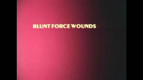 Blunt wounds and their types are explain... | Stock Video | Pond5
