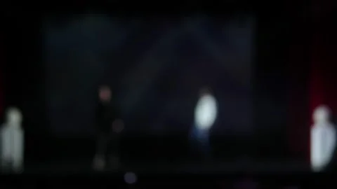 Blur and defocus Stage light at a concer... | Stock Video | Pond5