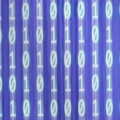 blur and noise recording data binary co... | Stock Video | Pond5