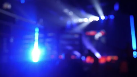 Blur content. Stage lighting in an enclo... | Stock Video | Pond5