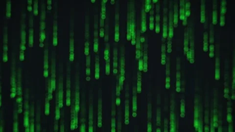 Blurred Background of Matrix Code Rain, ... | Stock Video | Pond5