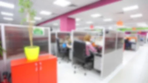 Blur Office Background Stock Footage ~ Royalty Free Stock Videos | Pond5
