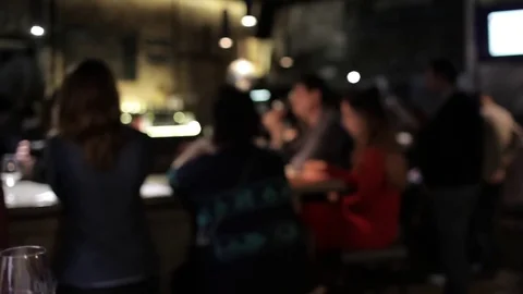 Crowded Bar Stock Footage ~ Royalty Free Stock Videos | Pond5