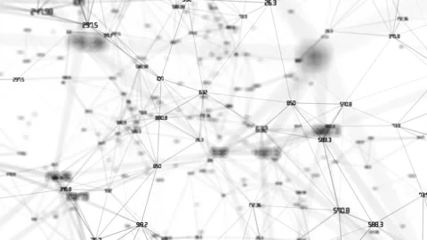 Blurred numbers on a white background.An... | Stock Video | Pond5