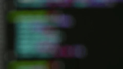 Blurry code abstract computer background... | Stock Video | Pond5