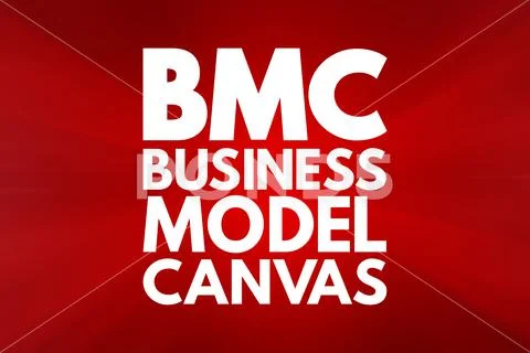 BMC - Business Model Canvas acronym, business concept background ...