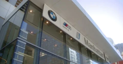 BMW Car Dealership Exterior, Bmw Logo, M... | Stock Video | Pond5