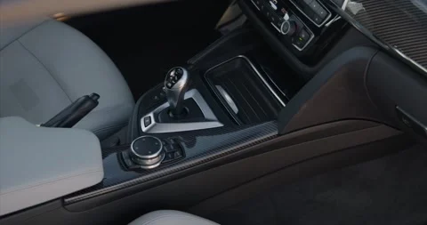 bmw m3 competition dct middle console de... | Stock Video | Pond5