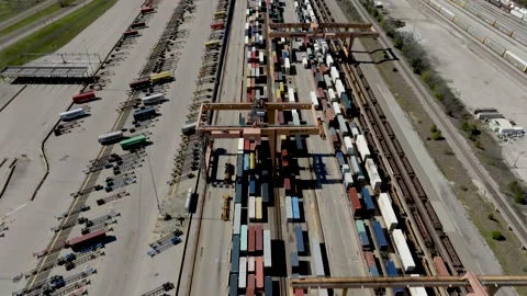 Intermodal Yard Stock Footage ~ Royalty Free Stock Videos | Pond5
