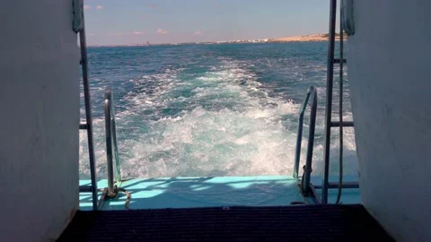 Boat Wake. Water wake from boat | Stock Video | Pond5