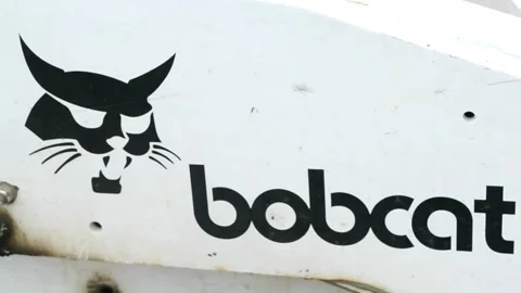 Bobcat Logo Signage Closeup View | Stock Video | Pond5