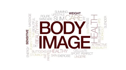 Body image animated word cloud, text des... | Stock Video | Pond5