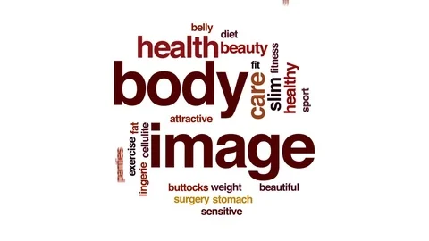 Body image animated word cloud, text des... | Stock Video | Pond5