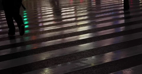 Body parts of walking people on the stre... | Stock Video | Pond5