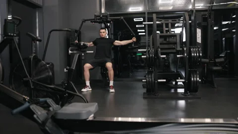 Bodybuilding routine, Proper form, Compo... | Stock Video | Pond5