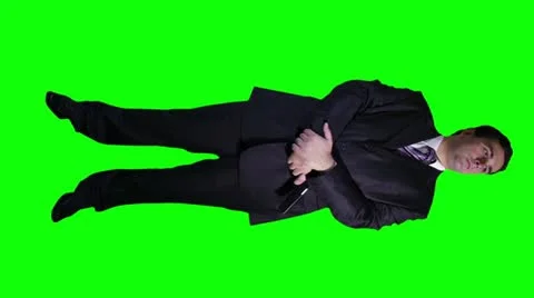 Bodyguard Full Body GreenScreen | Stock Video | Pond5