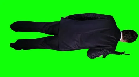 Bodyguard Full Body GreenScreen | Stock Video | Pond5
