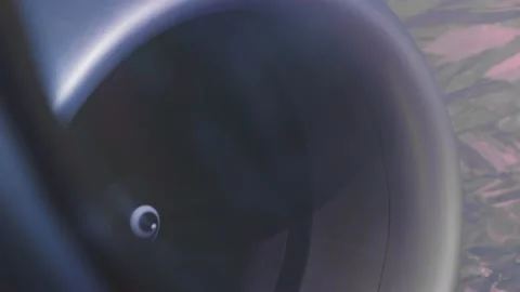 Boeing 737 engine during flight | Stock Video | Pond5