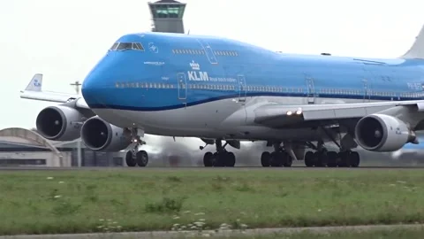Boeing 747 Take Off | Stock Video | Pond5