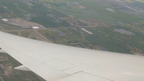 Boeing 767 Airliner in Left Bank Turn | Stock Video | Pond5