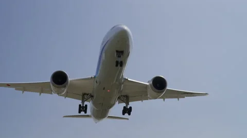 Boeing 787-8 Passenger Airplane Flying L... | Stock Video | Pond5