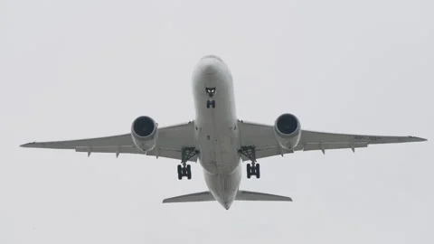 Boeing 787-8 Passenger Airplane Flying O... | Stock Video | Pond5
