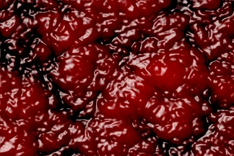 Boiling blood - digital animation | Stock Video | Pond5