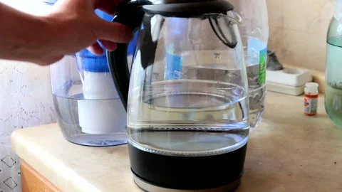 boiling clean clear drinking water | Stock Video | Pond5