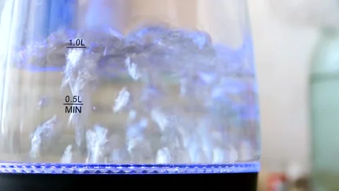 boiling clean clear drinking water | Stock Video | Pond5