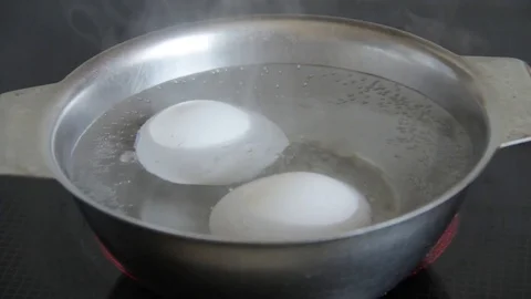 Boiling Eggs Stock Footage ~ Royalty Free Stock Videos | Pond5