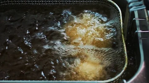 Fry Throw Fry Deep Deep Deep Fryer Stock Video Footage | Royalty Free ...