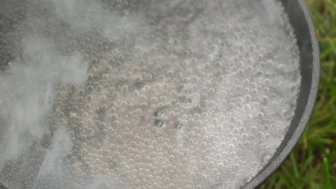 Bubble Boiling Water Stock Video Footage | Royalty Free Bubble Boiling ...