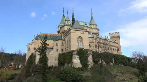 Bojnice tale castle - Slovakia, Bojnicky... | Stock Video | Pond5