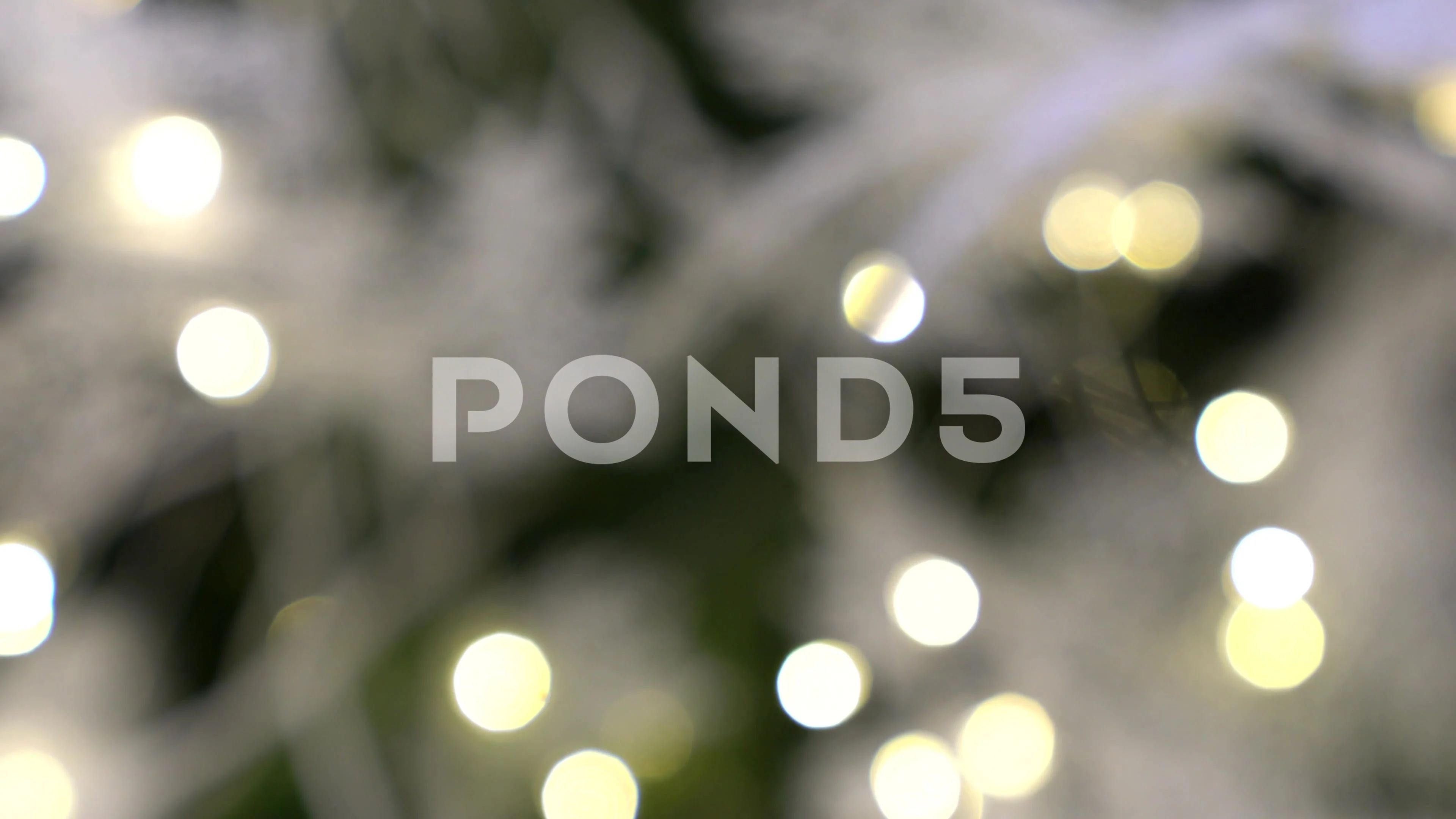 White Christmas Light Bokeh