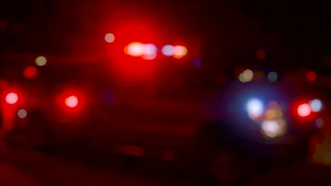 Emergency Lights Bokeh Stock Video Footage | Royalty Free Emergency ...