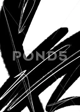 Bold acrylic watercolour charcoal ink hand drawn illustration Illustration #267286576