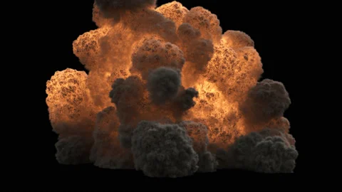 Explosion Alpha Mask Stock Footage ~ Royalty Free Stock Videos | Pond5