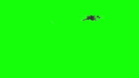 Bomb Explosion on Green screen with blac... | Stock Video | Pond5