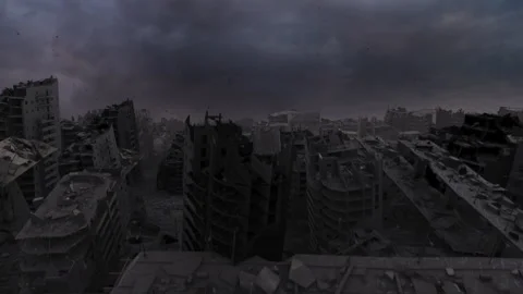 Bombarded Stock Footage ~ Royalty Free Stock Videos | Pond5