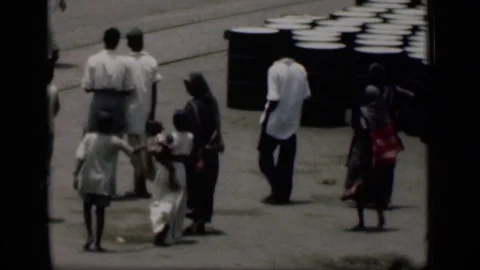 BOMBAY INDIA-1946: People Walking Past B... | Stock Video | Pond5