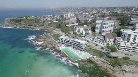 Bondi Icebergs Pool - Famous Ocean Pool ... | Stock Video | Pond5