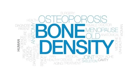 Bone density animated word cloud, text d... | Stock Video | Pond5