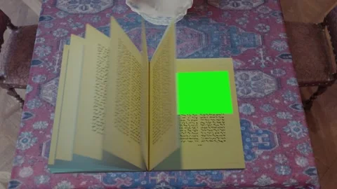Book - Green Screen Effect. Animated 4K | Stock Video | Pond5