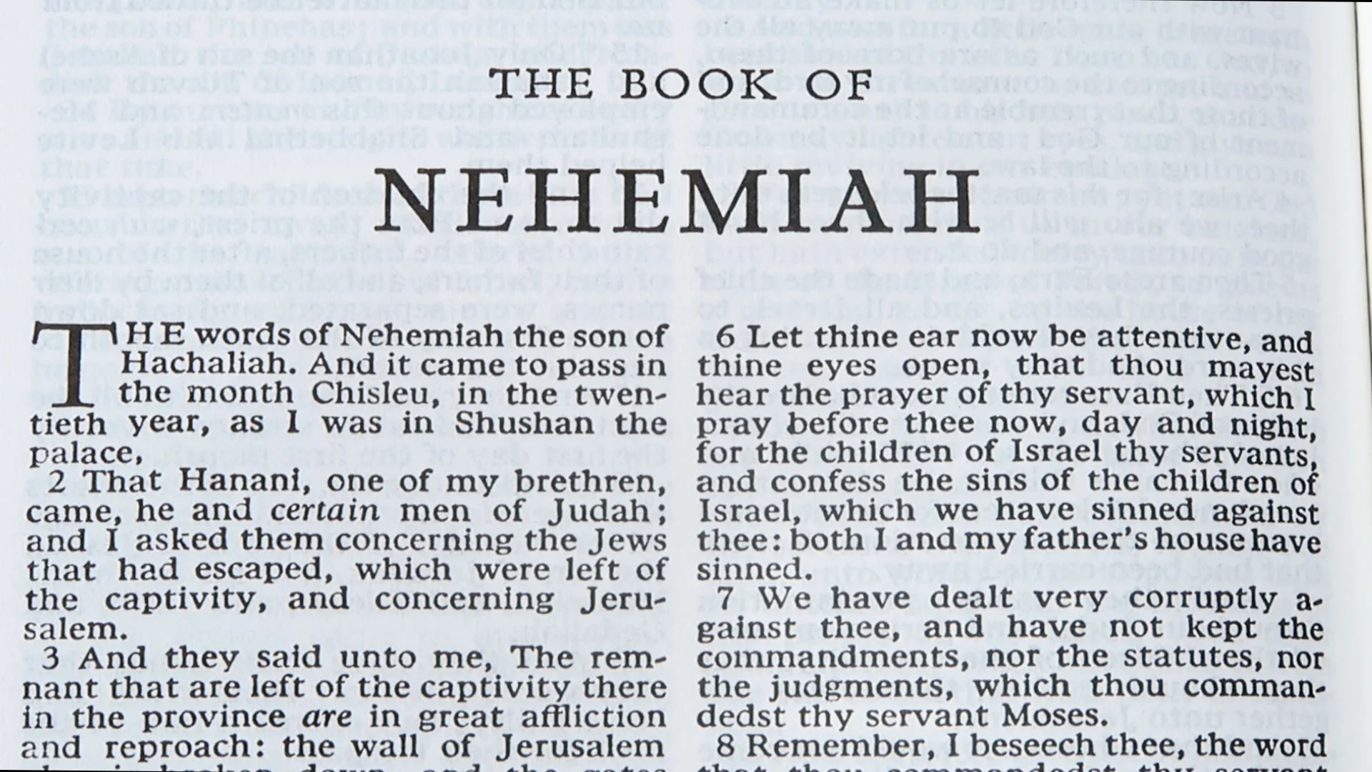 The Book Of Nehemiah