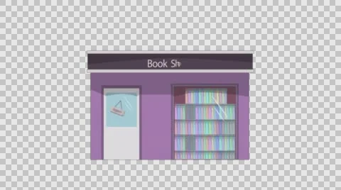 Shops Animation Transparent Background Stock Footage ~ Royalty Free ...